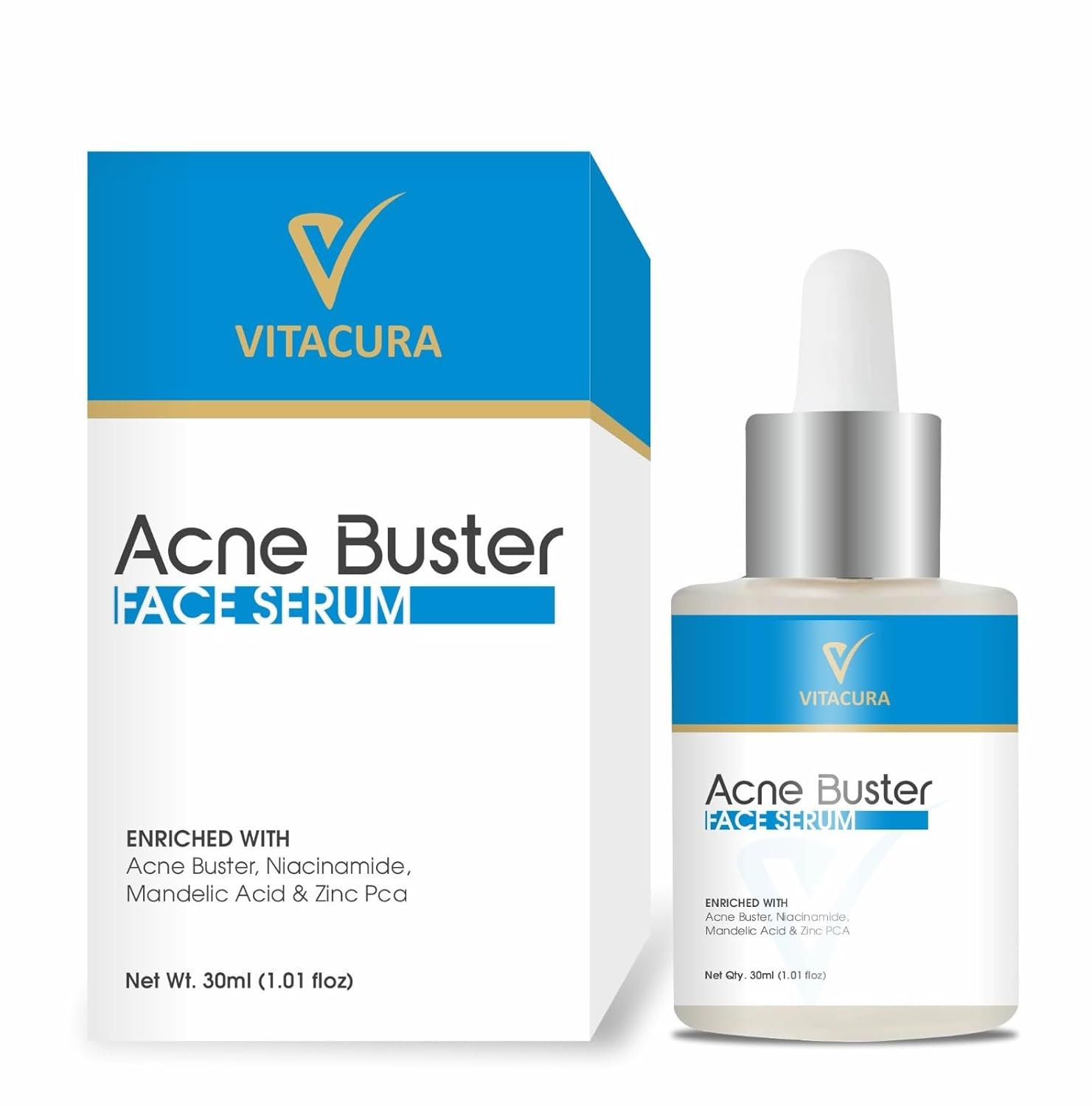 VITACURA Acne Buster Face Serum – For Acne Marks & Acne Prone Skin For ...